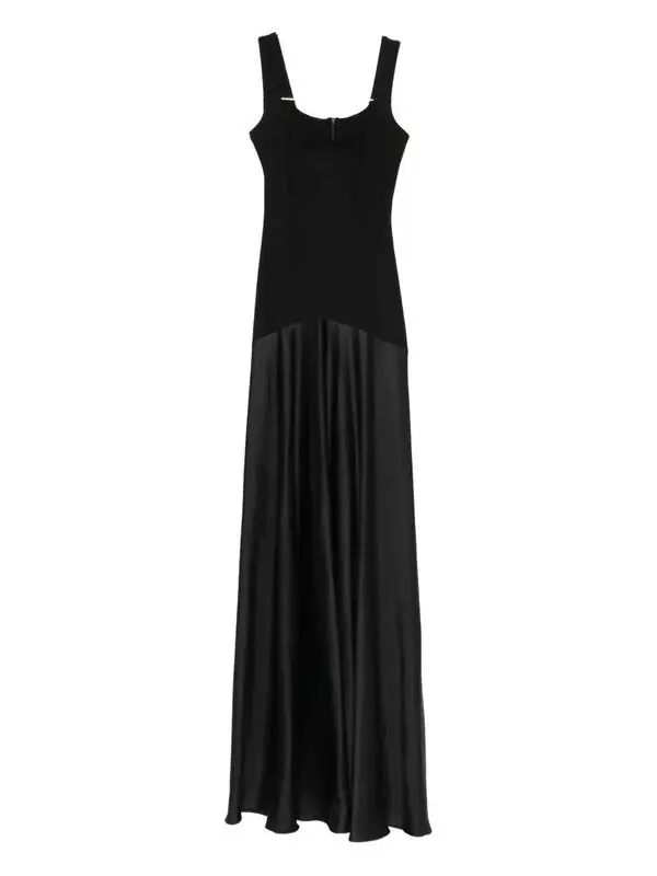 ROSERRY Square-neck A-line Satin Dress
