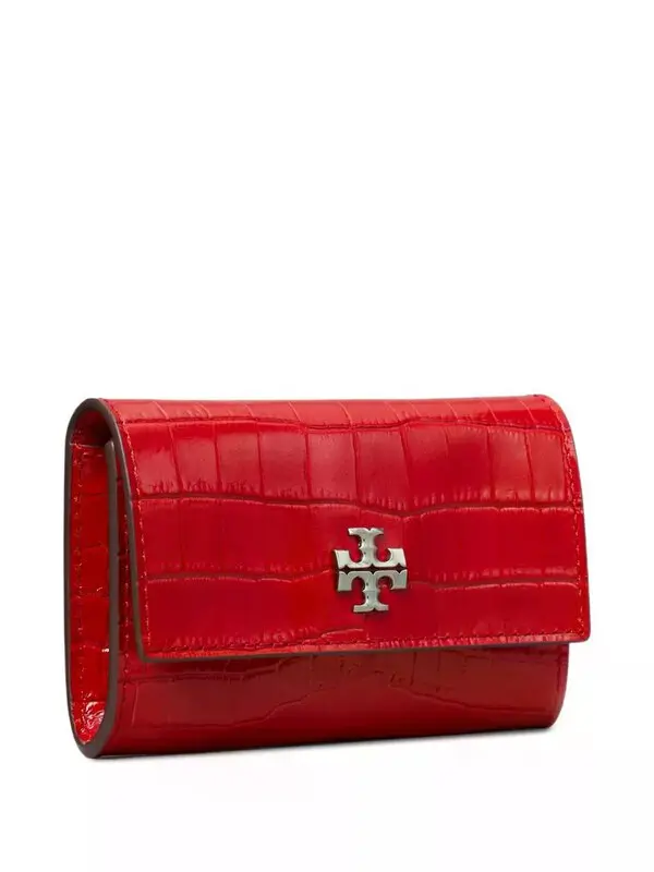 Tory Burch Kira Croc-embossed Flap Wallet