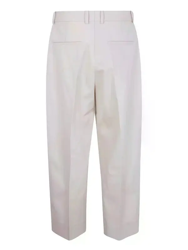 Studio Nicholson Pleated Cotton Straight-leg Trousers