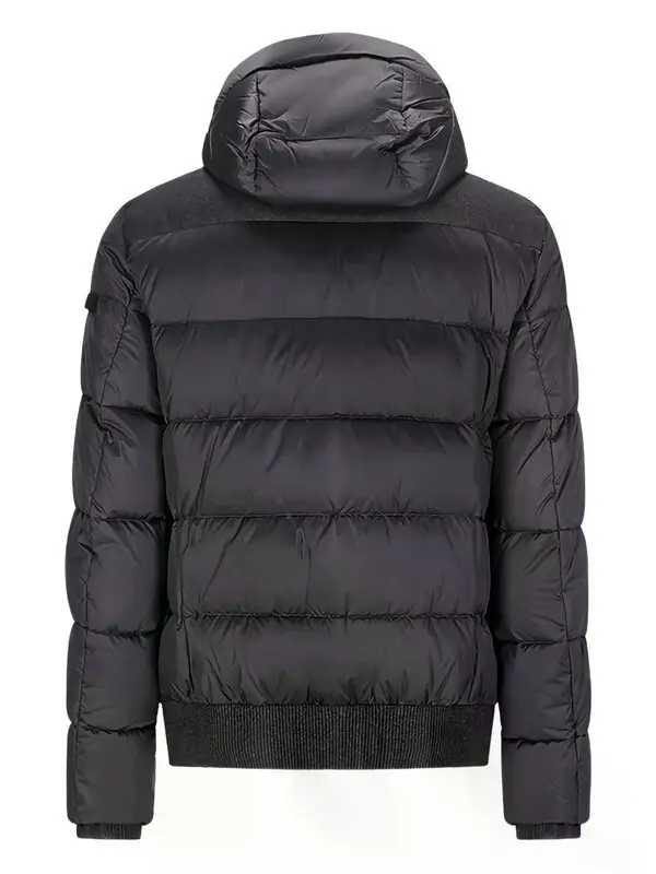 MOORER Wright-shl Hooded Quilted Jacket - Grey