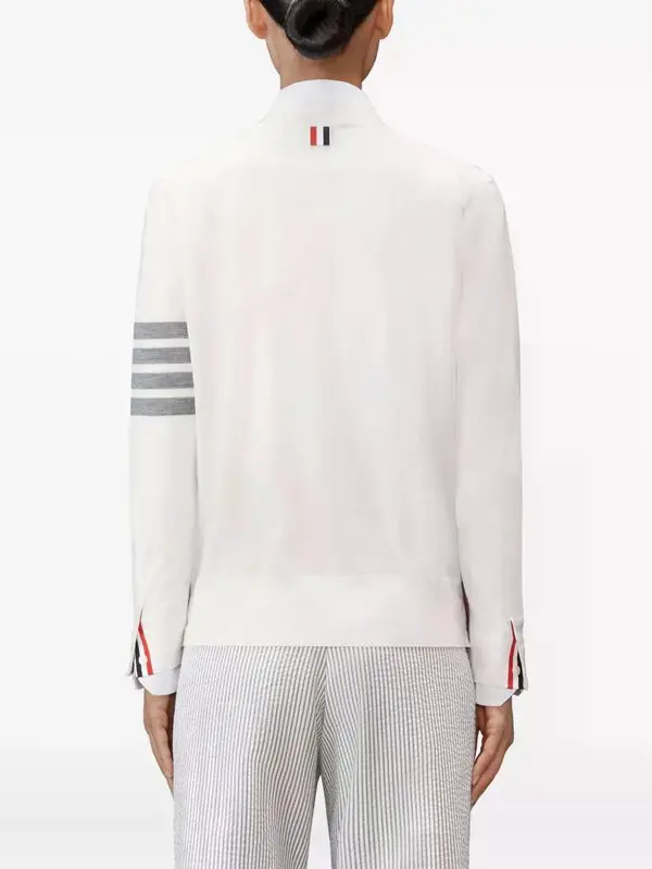 Thom Browne Four-bar Merino Wool Cardigan
