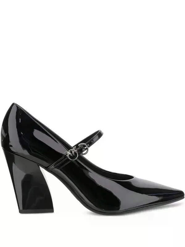 Pinko 80mm Pointed-toe Buckle Pumps