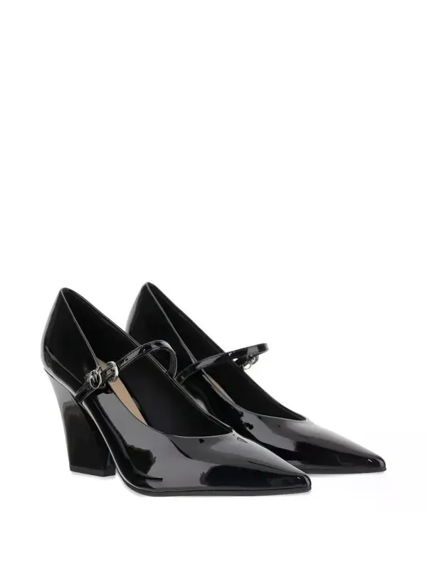 Pinko 80mm Pointed-toe Buckle Pumps