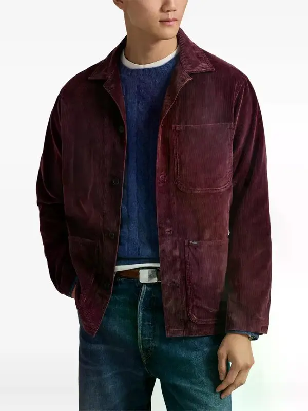 Polo Ralph Lauren Corduroy Long-sleeve Shirt - Red