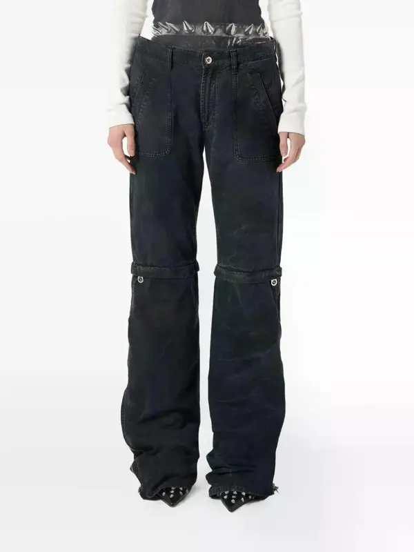 Blumarine Zip Detailing Trousers