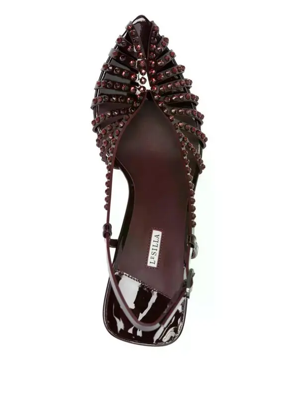 LE SILLA 85mm Crystal-embellished Sandals