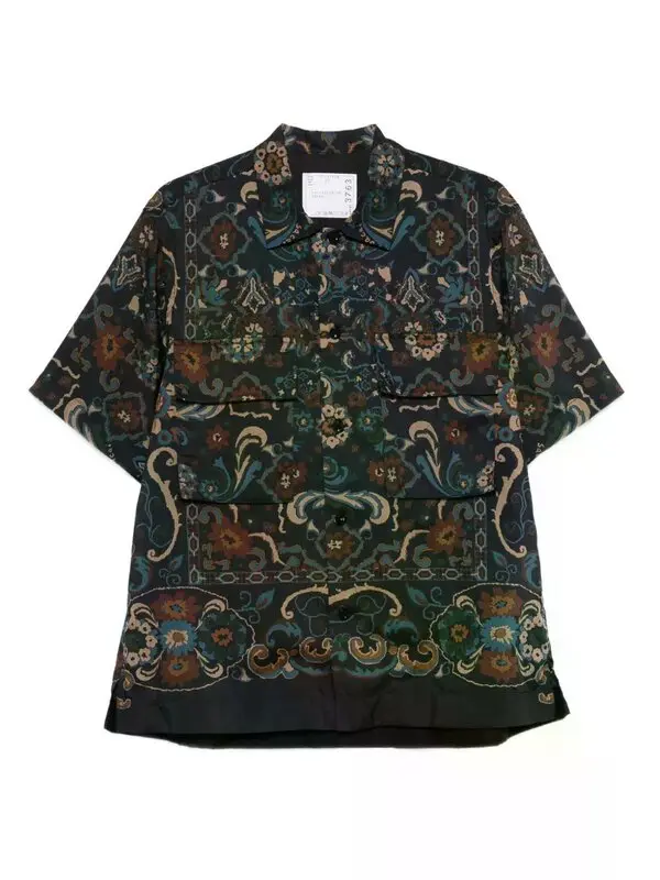 Sacai Paisley-pattern Pocket Shirt