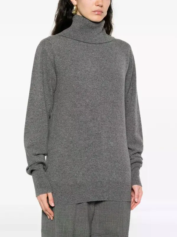JIL SANDER Turtleneck Cashmere Top