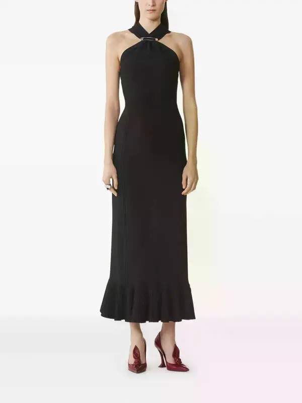 LANVIN Halterneck Midi Dress