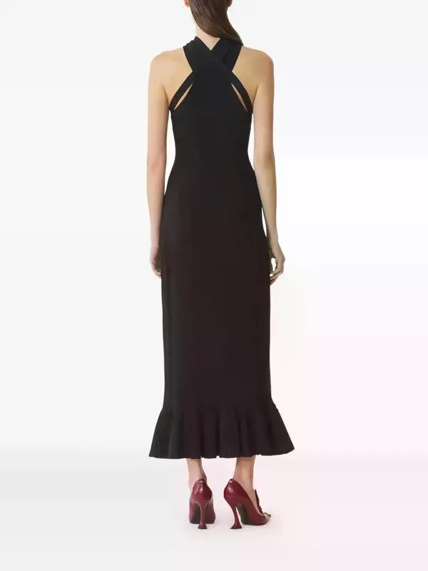 LANVIN Halterneck Midi Dress