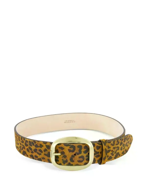 Isabel Marant Dara Leather Belt - Brown