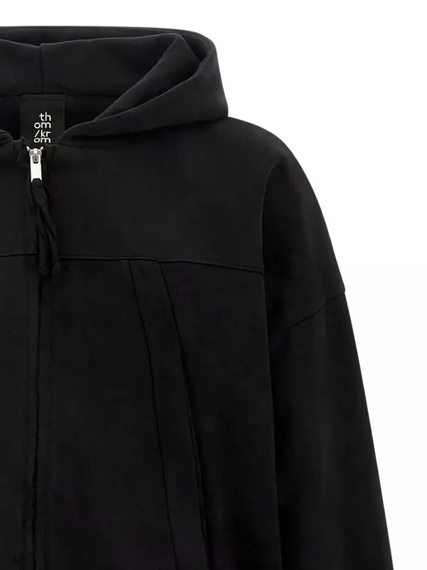 THOM KROM Zip-fastening Cotton Hoodie