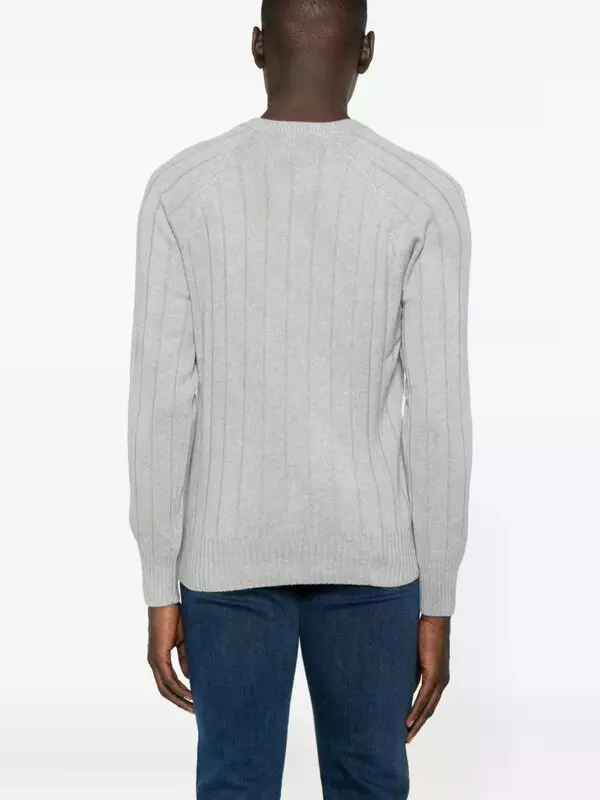 FILERIA Ribbed Crew-neck Sweater