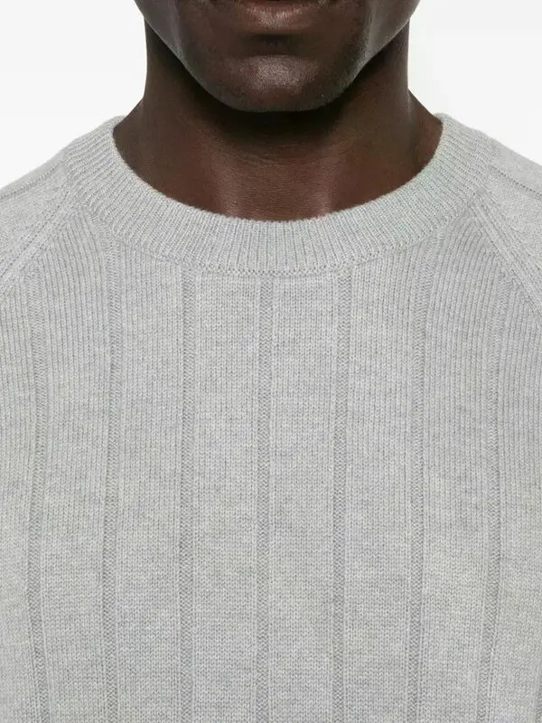 FILERIA Ribbed Crew-neck Sweater