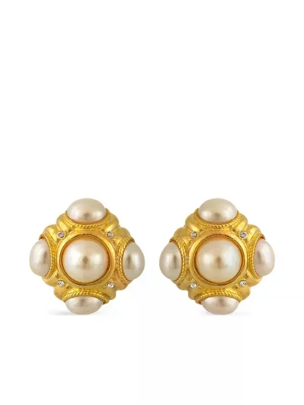 Mayol Alexis Pearl-embellishment Earrings - White