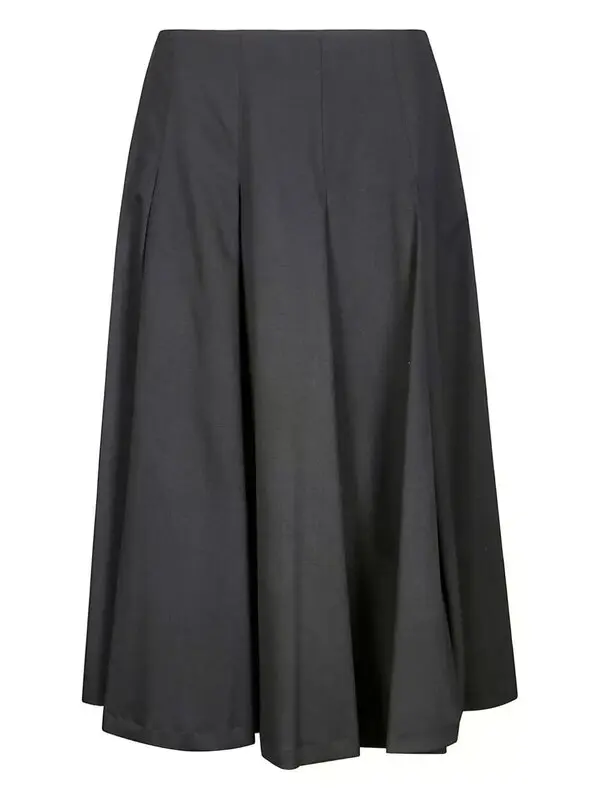 STEFANO MORTARI Pleated Midi Skirt