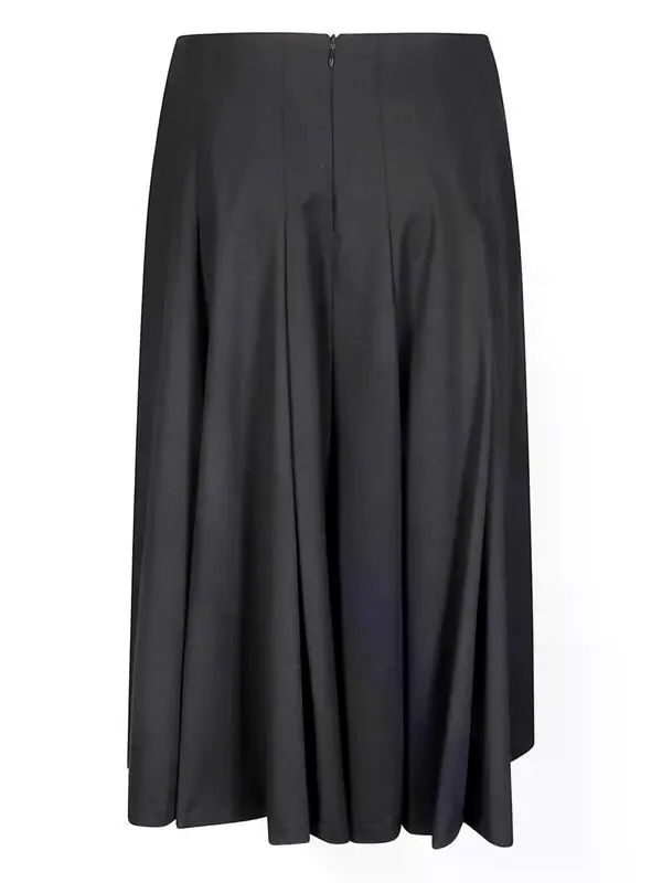 STEFANO MORTARI Pleated Midi Skirt
