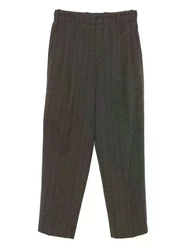 GOLDEN GOOSE Pinstripe-pattern Wool Trousers
