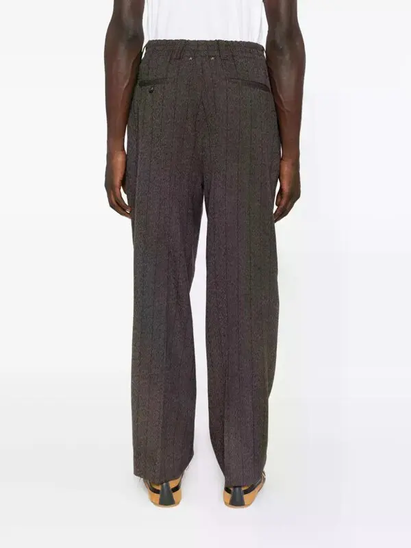 GOLDEN GOOSE Pinstripe-pattern Wool Trousers