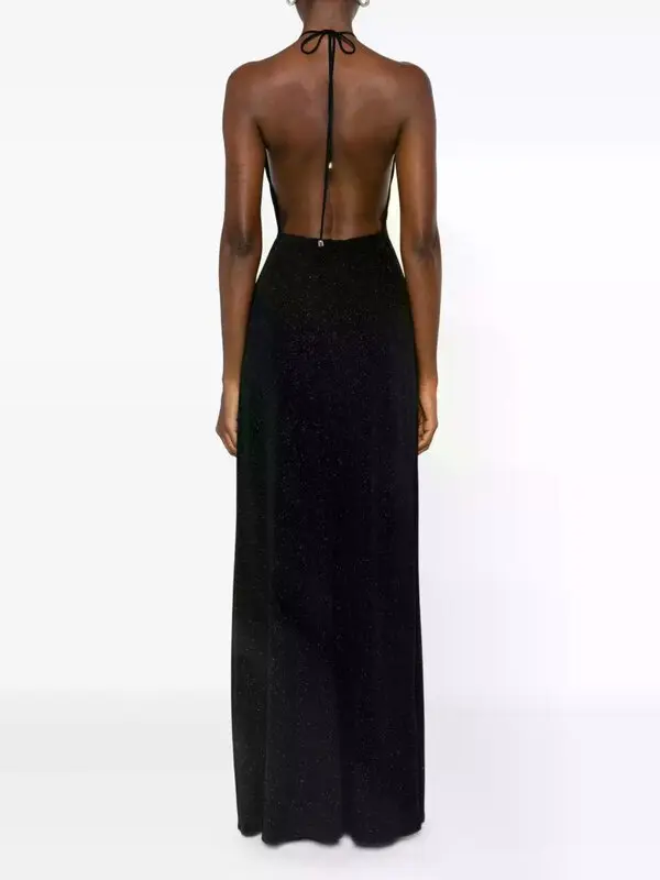 ROSERRY Halterneck Maxi Dress - Black