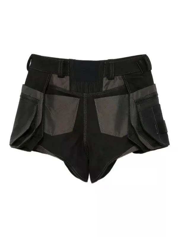 MUGLER Belted Shorts