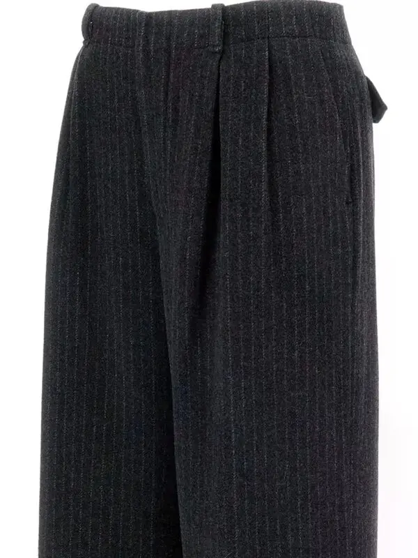 DURAZZI MILANO Pinstripe Pleated Trousers