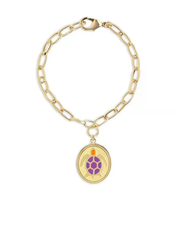 WILHELMINA GARCIA Turtle Chain Bracelet - Gold