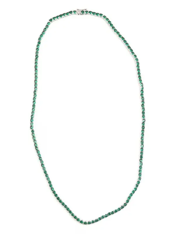 IZABEL DISPLAY Tennis Necklace - Green