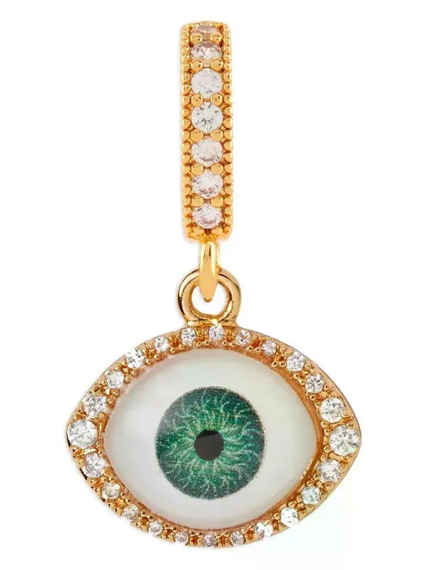 CRYSTAL HAZE Fortuna Eye-detail Necklace Pendant - Gold