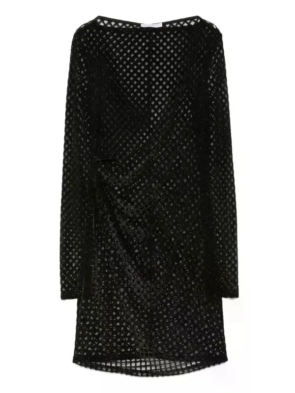 Patrizia Pepe Mesh Mini Dress