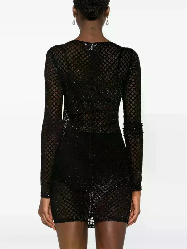 Patrizia Pepe Mesh Mini Dress
