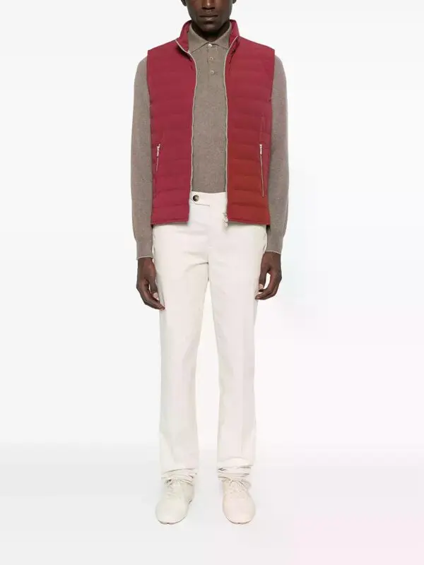 Brunello Cucinelli Quilted Zip-front Vest