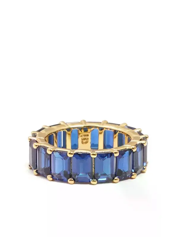 IZABEL DISPLAY Zirconia-embellished Ring - Blue