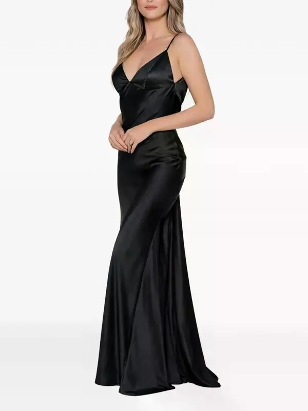 ROSERRY Como Bias-cut Sleeveless Maxi Dress - Black