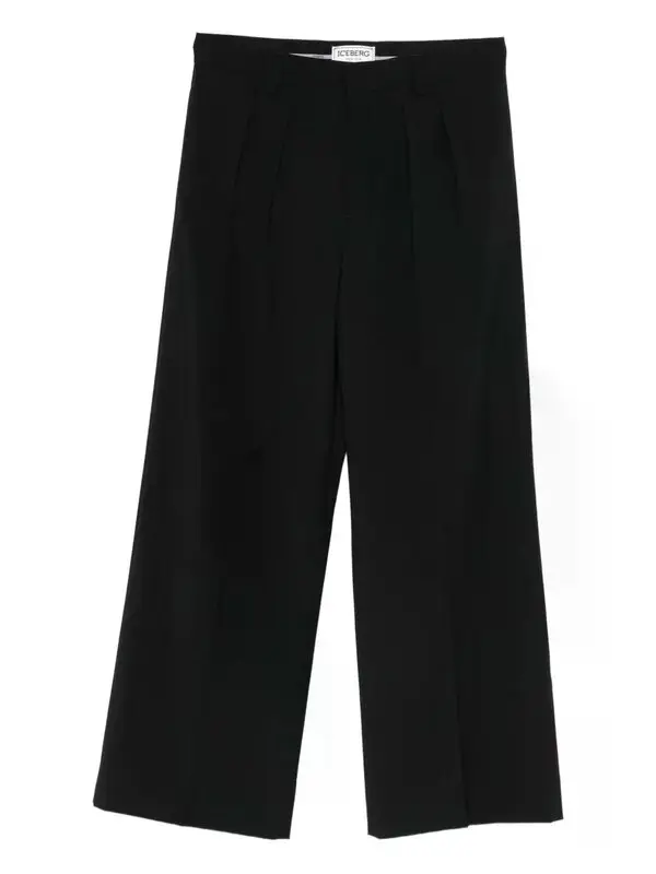 Iceberg Pleated Wide-leg Trousers
