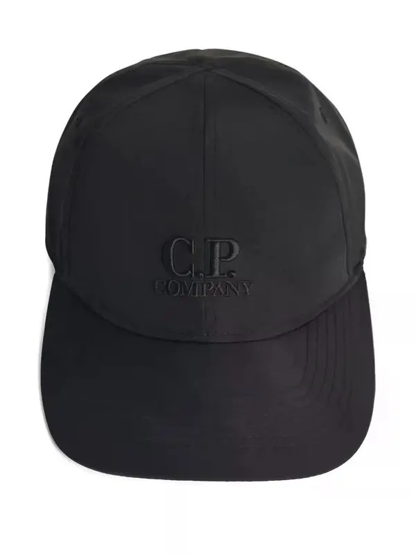 C.P. COMPANY Embroidered Logo Cap - Black