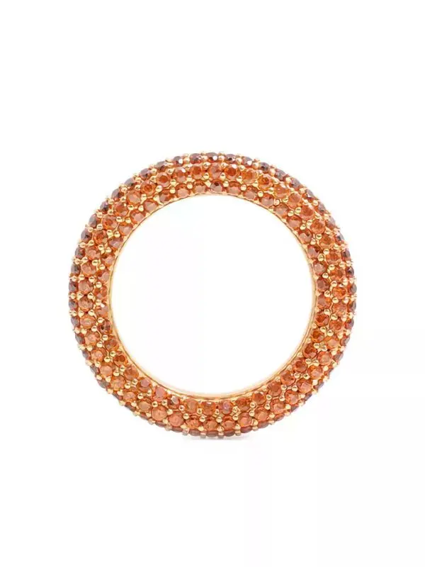 IZABEL DISPLAY Pave-set Ring - Orange