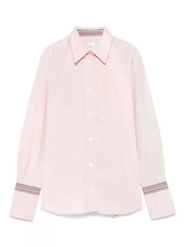 Paul Smith Striped-cuff Cotton Shirt