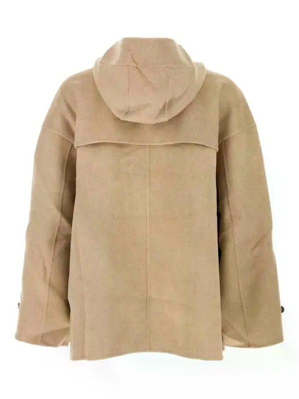 JW Anderson Hooded Double-breasted Wool Coat