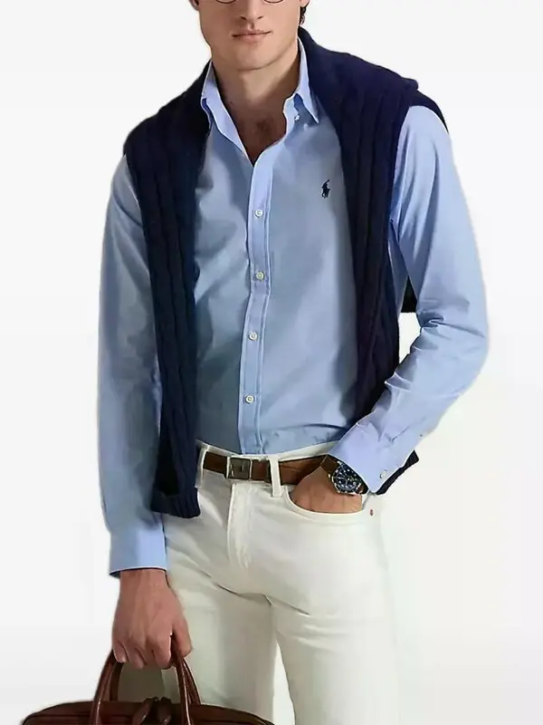 Polo Ralph Lauren Long-sleeve Oxford Shirt - Blue