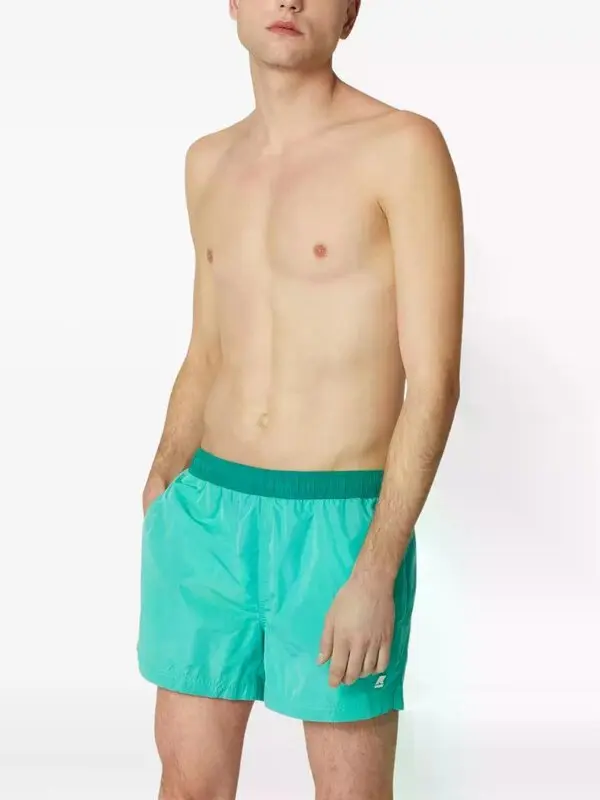 K-WAY Elastic-waist Swim Shorts