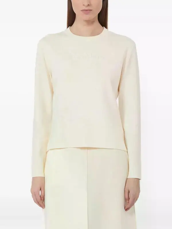 Max Mara Logo-embossed Sweater
