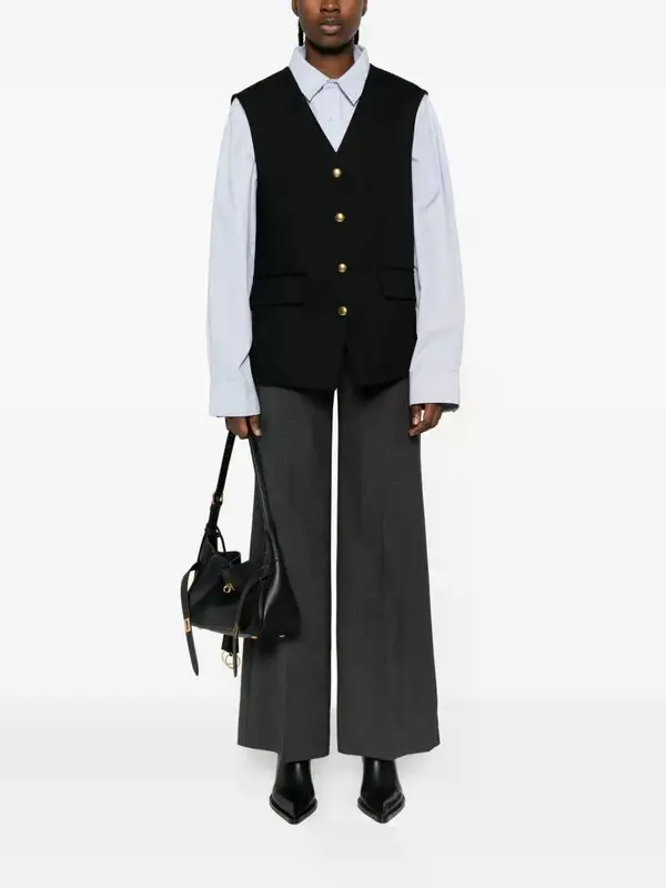 P.a.r.o.s.h Button-fastening Gilet - Black