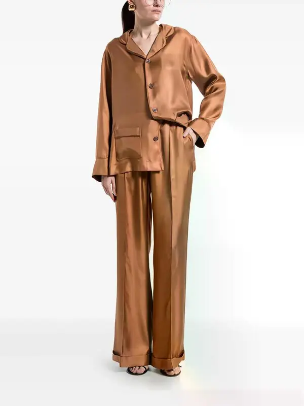 TOM FORD Drawstring Silk Trousers