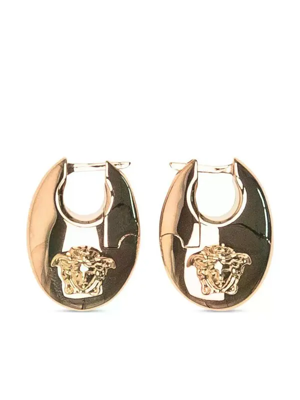 Versace Medusa Oval-frame Earrings