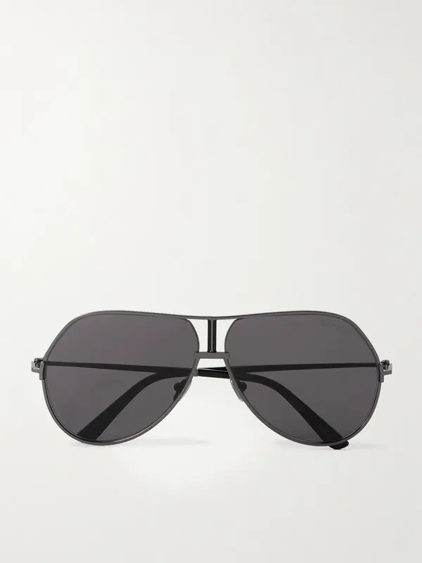 TOM FORD Rickie-02 Aviator Sunglasses - Black
