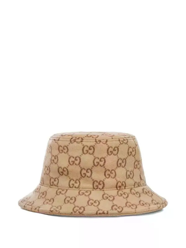 Gucci Logo Bucket Hat - Neutrals