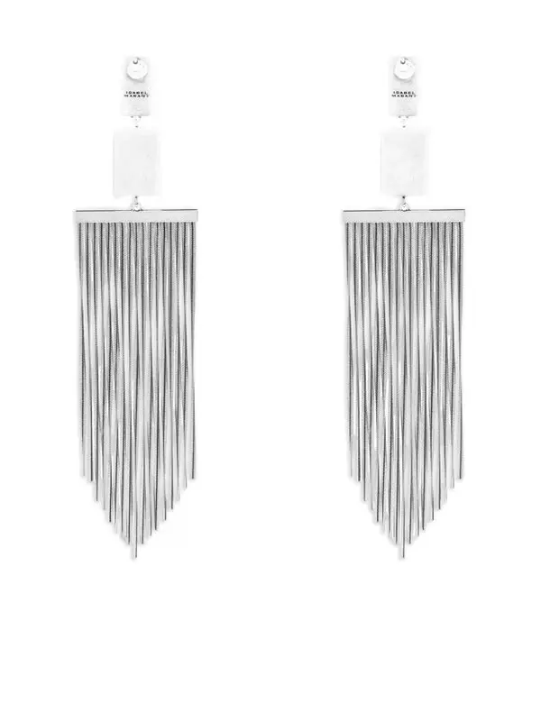 Isabel Marant Étoile Square Fringe Dangle Earrings