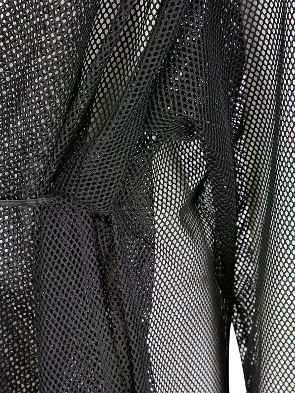 MARIA CALDERARA Mesh Tie-fastening Jacket