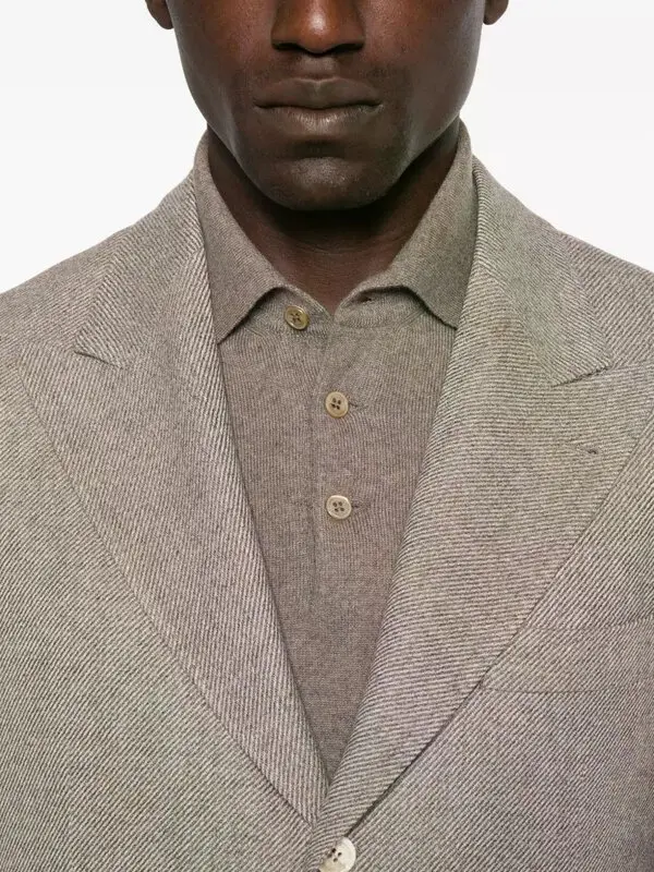 Brunello Cucinelli Three-button Wool Blazer